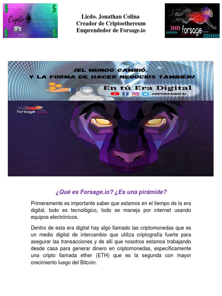 Forsage.io: Contratos Inteligentes en Ethereum | PDF | Criptomoneda ...