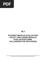 University Module Evaluation Questionnaire 2018-19 | PDF | Educational ...