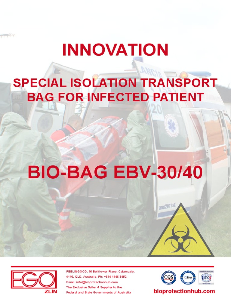 Special Isolation Transport BioBagEBV30-40 | PDF | Infection | Ambulance