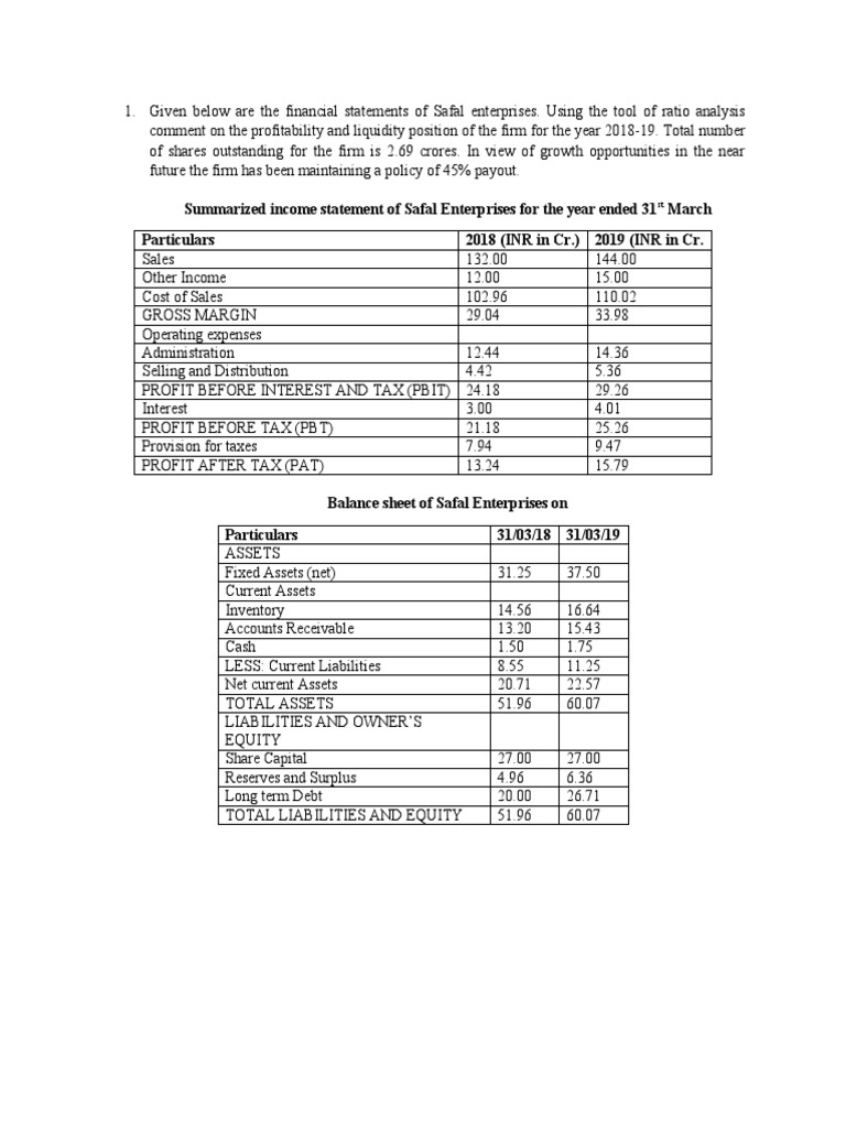 Exercises | PDF | Equity (Finance) | Balance Sheet