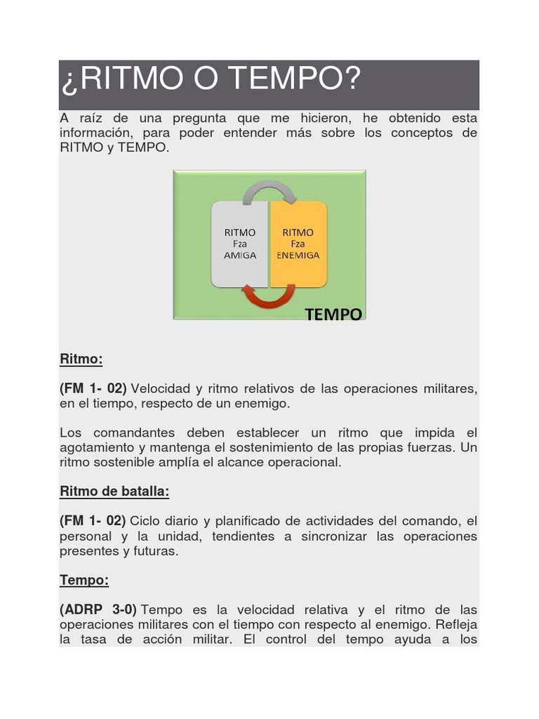 Ritmo o Tempo | PDF | Ritmo | Tempo