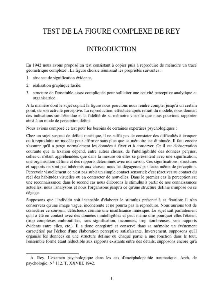 Rey - Figure Complexe | PDF | la perception | Triangle
