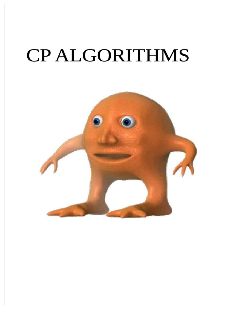CP CP Algori Algorithms Thms | PDF | Algorithms | Mathematical Relations