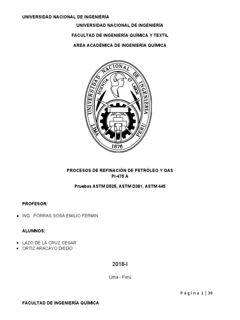 Grupo B ASTM D 525, D381,445 | PDF | Viscosidad | Líquidos