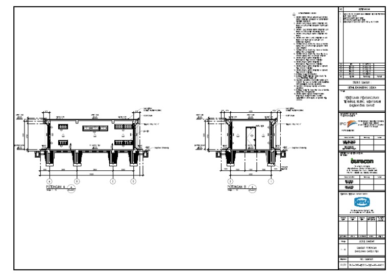Ar-Aa011 Gambar Potongan Gardu PLN PDF | PDF