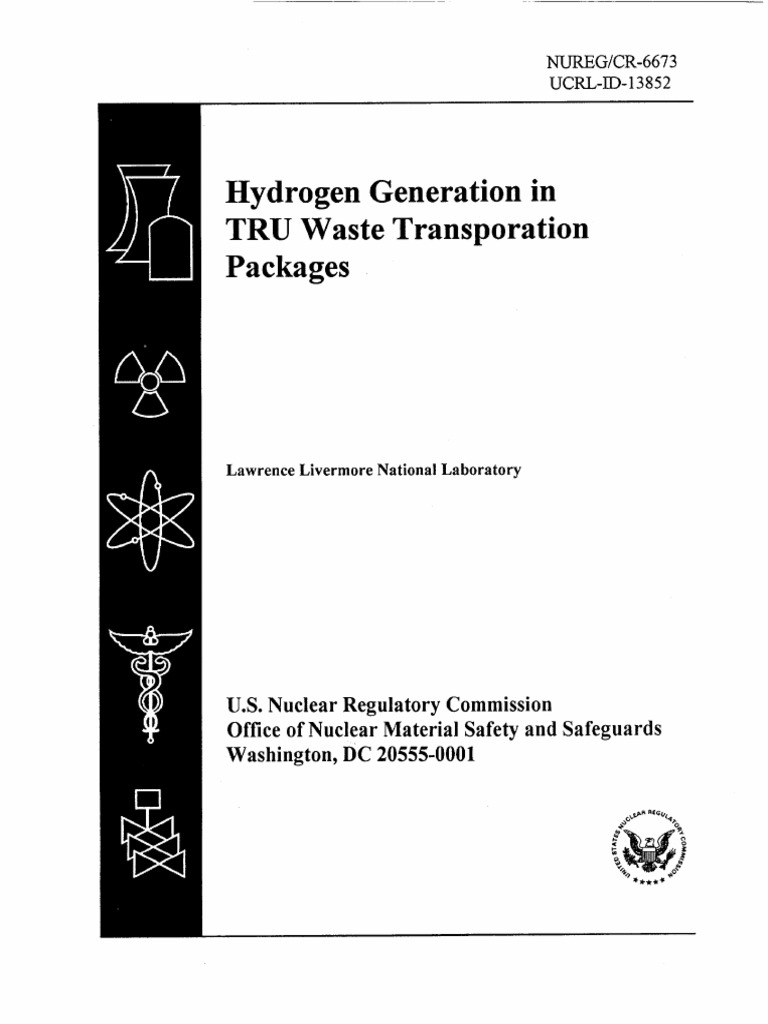 Nureg - CR 6673 | PDF | Nuclear Regulatory Commission | Radioactive Decay