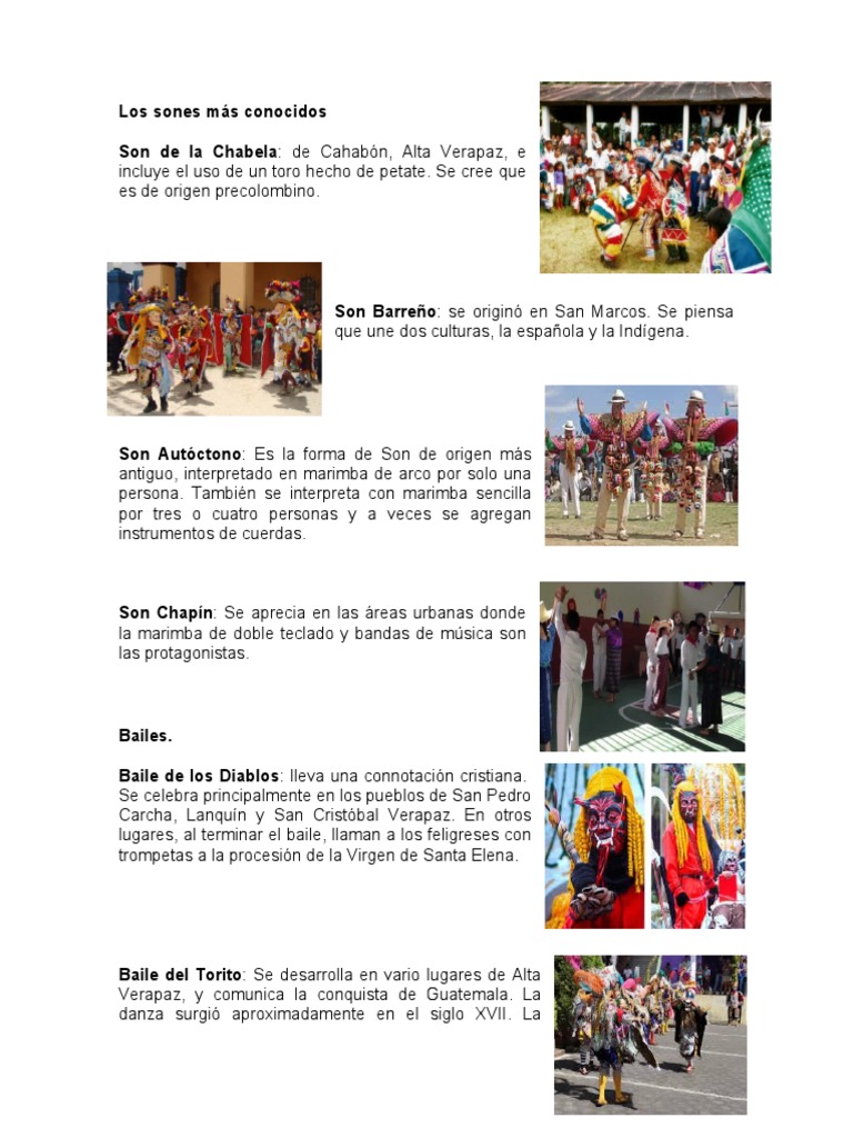 Los Sones Más Conocidos | PDF | Arte