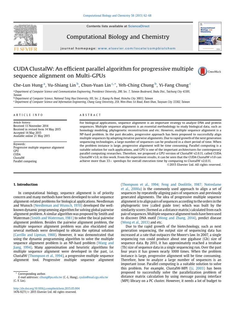 Cuda Smith Watermaan Speed Up | PDF | Sequence Alignment | Parallel Computing