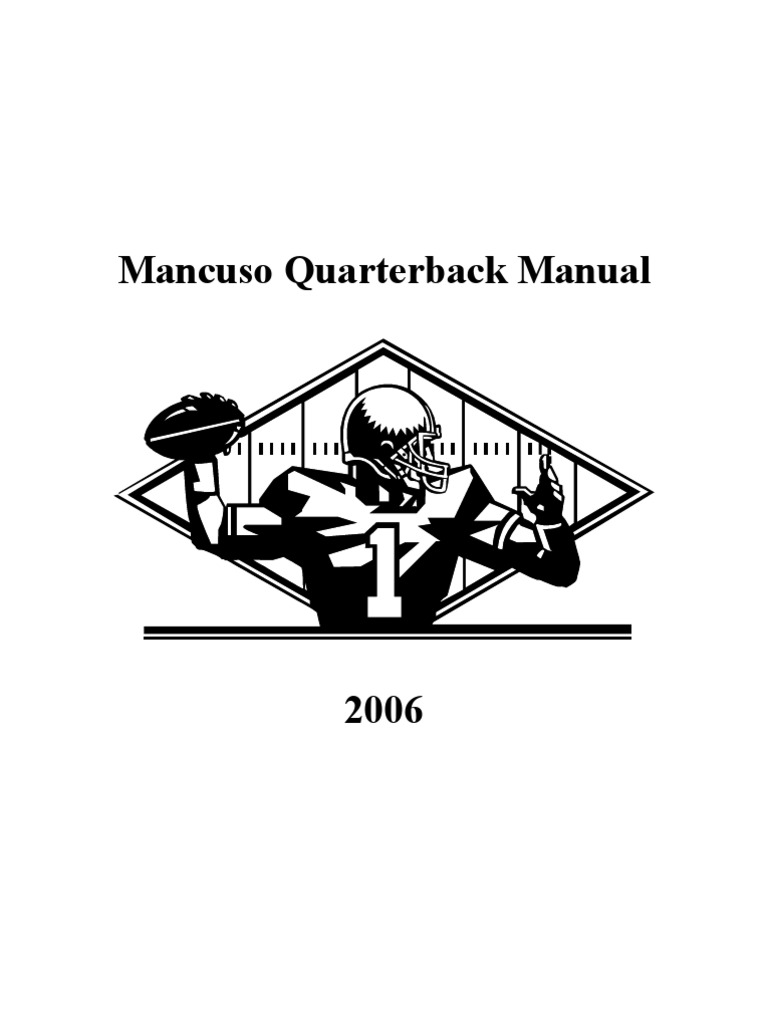 Mancuso Quarterback Training Guide | PDF | Quarterback | Ball Games