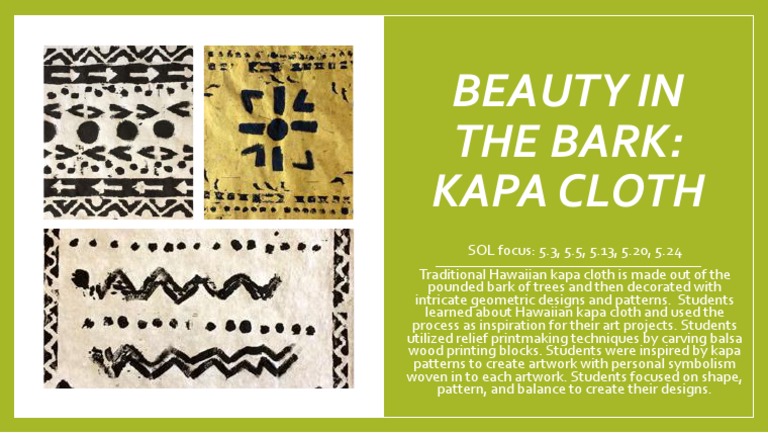Kapa Cloth | PDF
