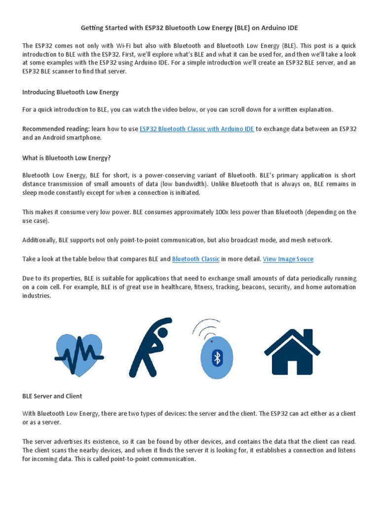 Getting Started with ESP32 Bluetooth Low Energy (BLE) on Arduino IDE ...