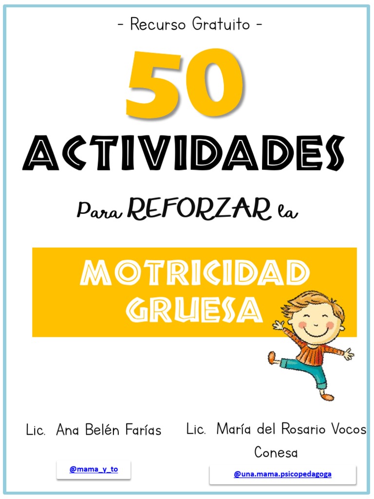 50 Actividades de Motricidad Gruesa | PDF | Papel | Cerebro