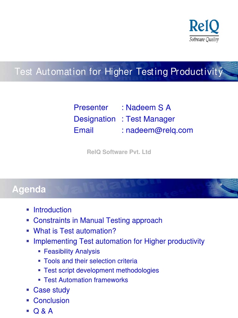 Test Automation for QA Teams | PDF | Scripting Language | Software Testing