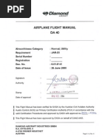 DA40 NG Pilot Checklist | PDF | Aircraft Flight Control System | Flap (Aeronautics)