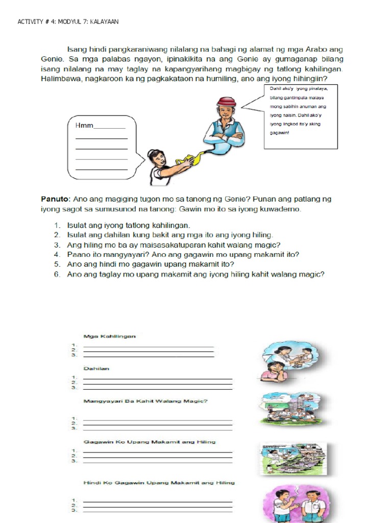 Activity # 4: Modyul 7: Kalayaan | PDF