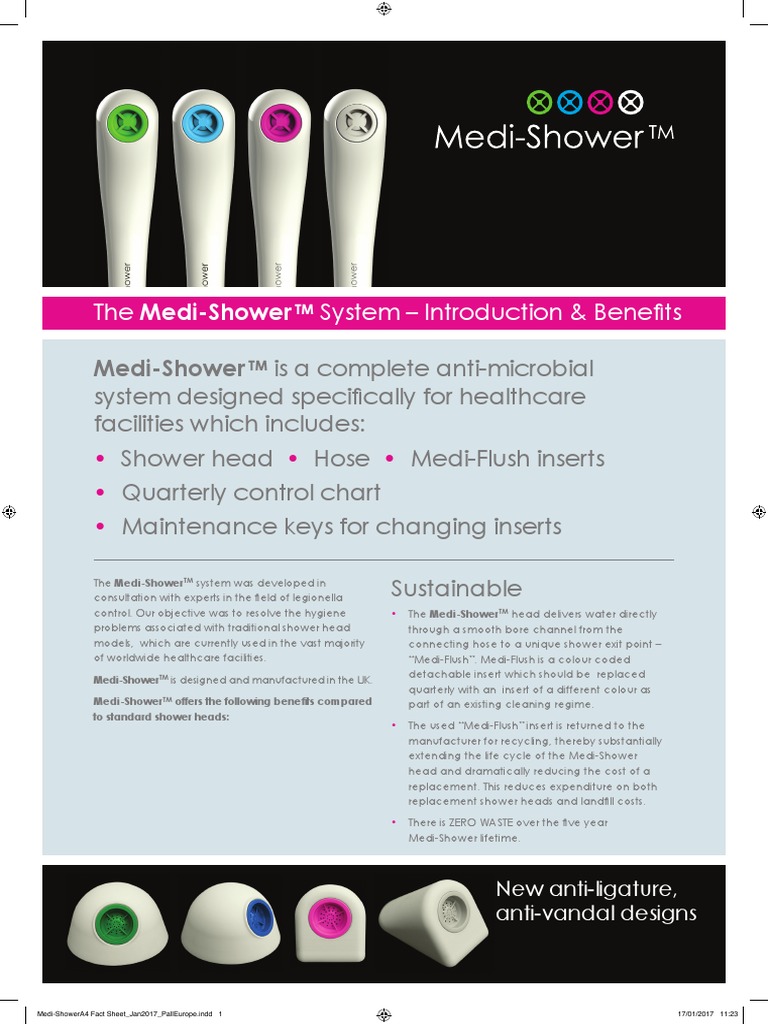 Medi-Shower Flyer | PDF | Shower | Economy And The Environment