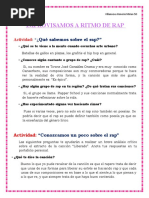 Rimas y Letras de Rap para Improvisar | PDF | Música hip-hop | Ocio
