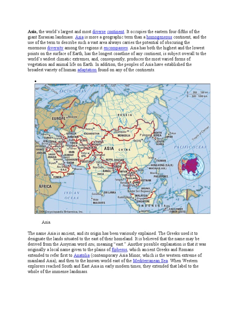 Asia | PDF | Plate Tectonics | Asia