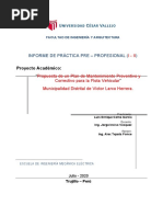 Modelo de Informe de Practicas Sencico | PDF