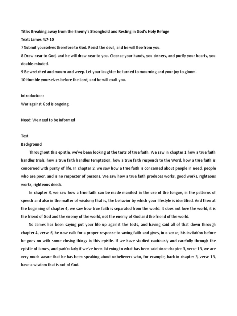 Breaking Free From Stronghold | PDF | Grace In Christianity | Satan