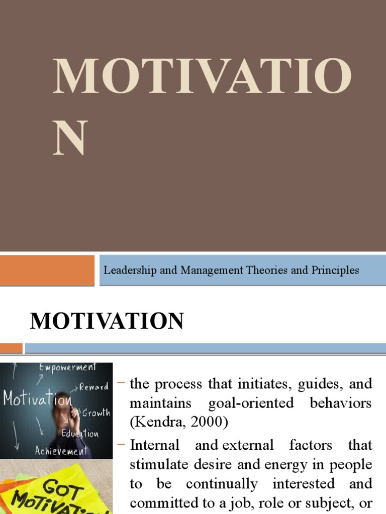 Understanding Motivation Types and Theories | PDF | Motivation ...
