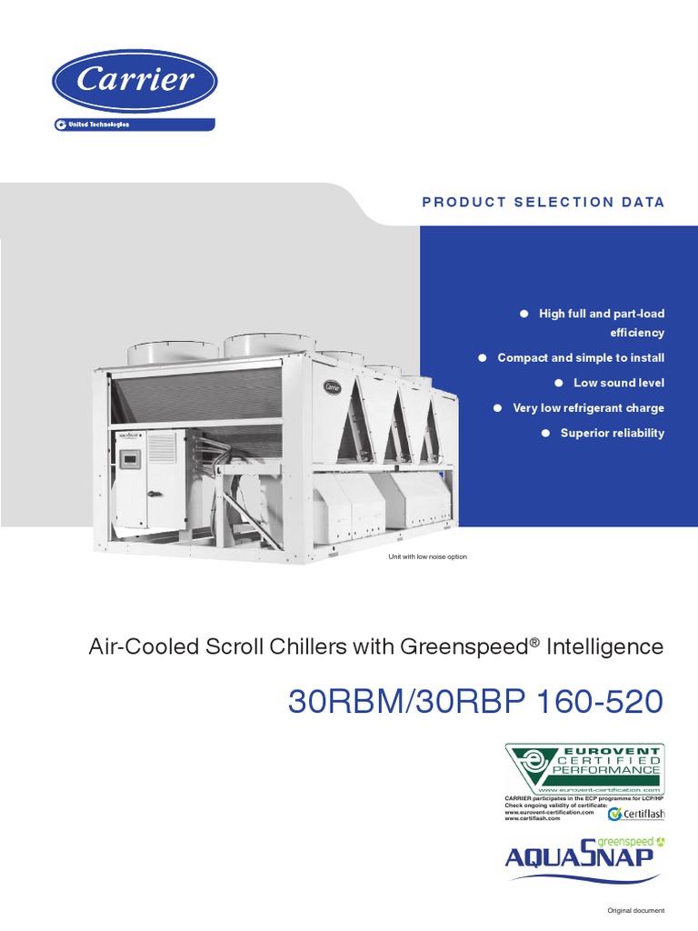 PSD - 07 - 2015 - 30RBM - 30RBP - 160 - 520 - LR | PDF | Heat Exchanger ...