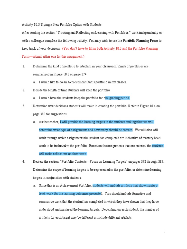 Module 6 Assignment 2 | PDF | Goal | Educational Assessment