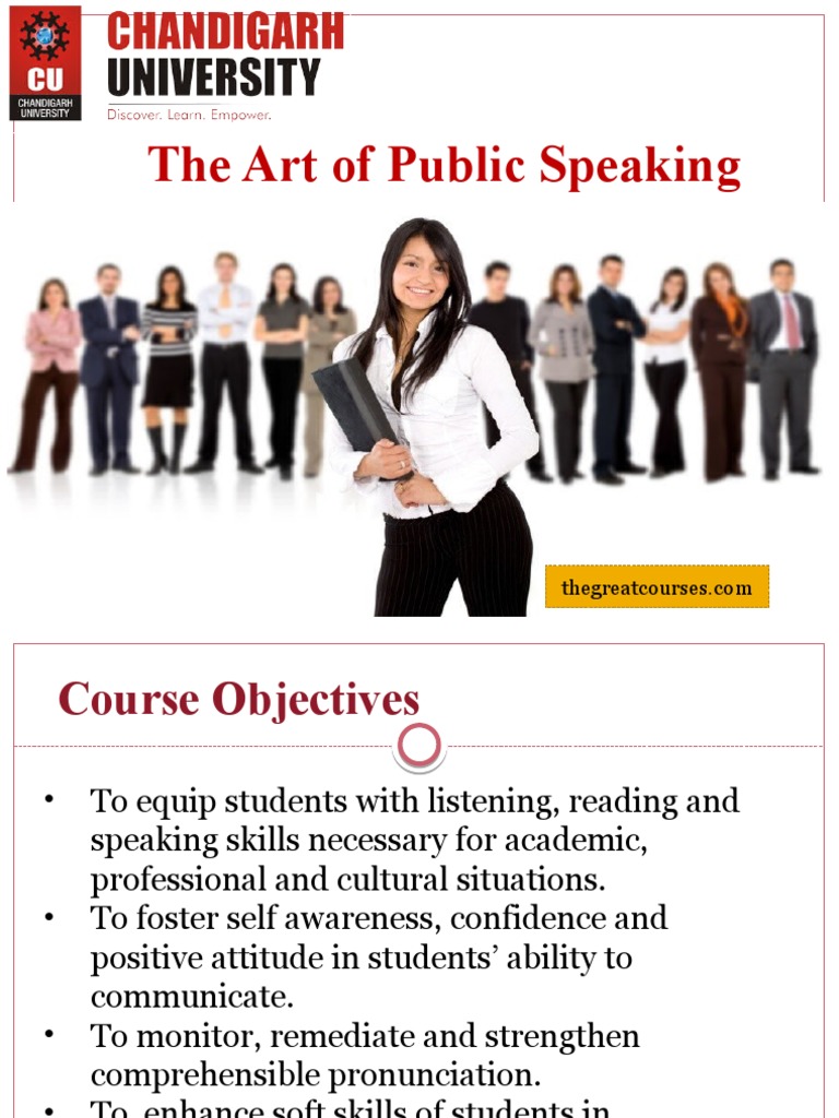 The Art of Public Speaking | Download Free PDF | Nonverbal ...