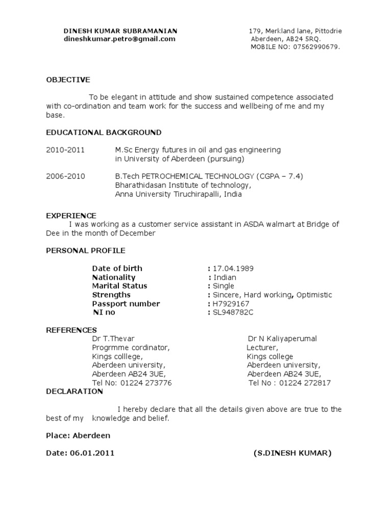 Dinesh Resume | PDF