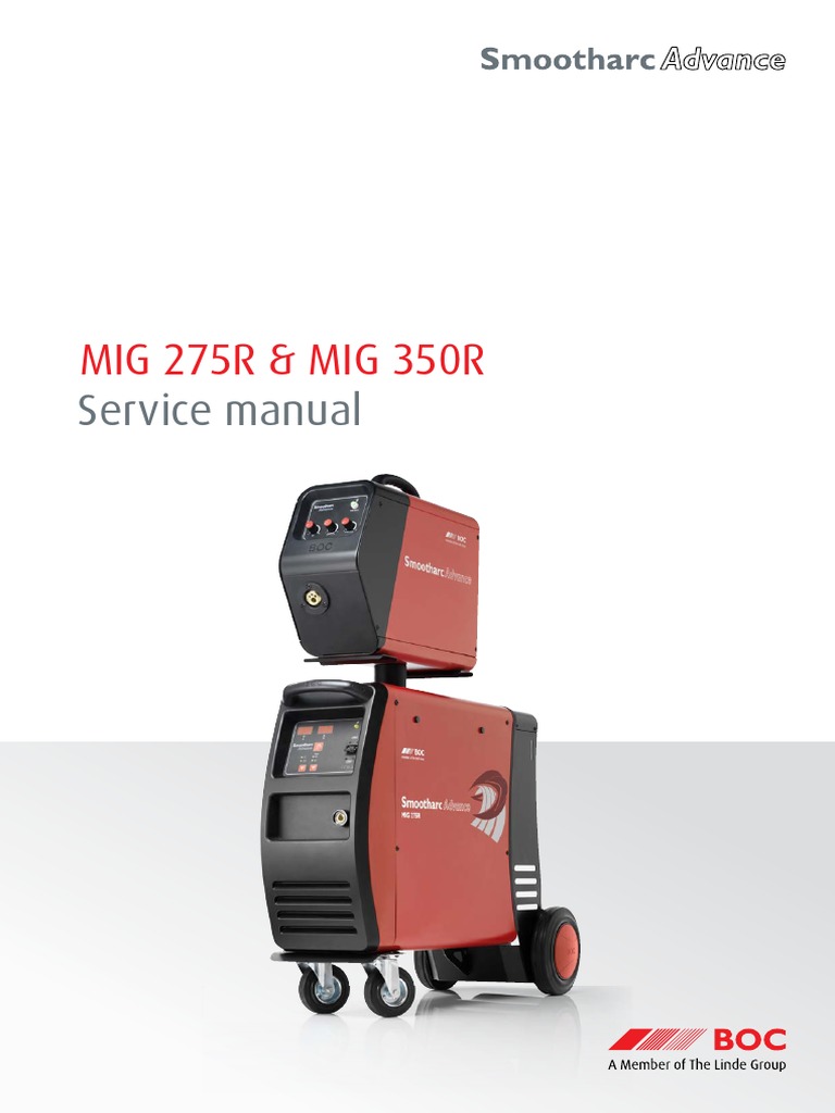 MIG 275R & MIG 350R: Service Manual | PDF | Relay | Power Supply