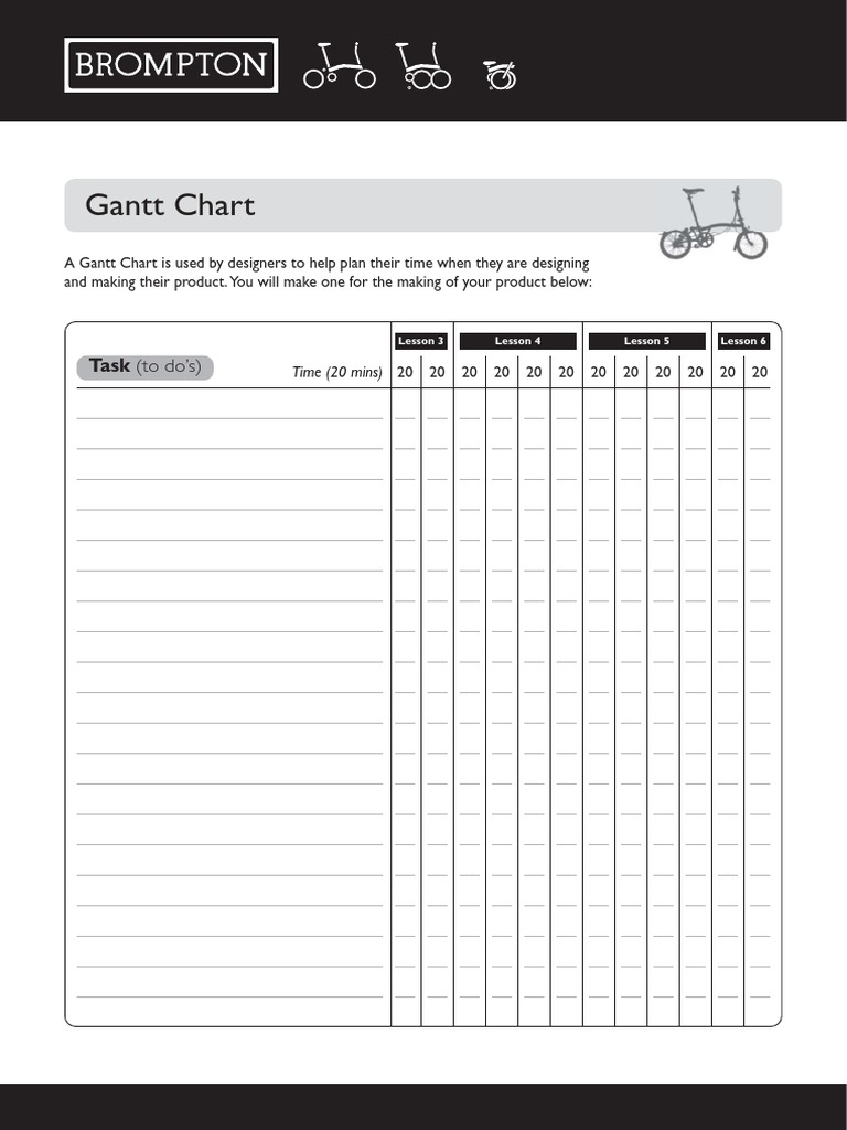 30949-Brompton Gantt Chart Templates 1stpp | PDF