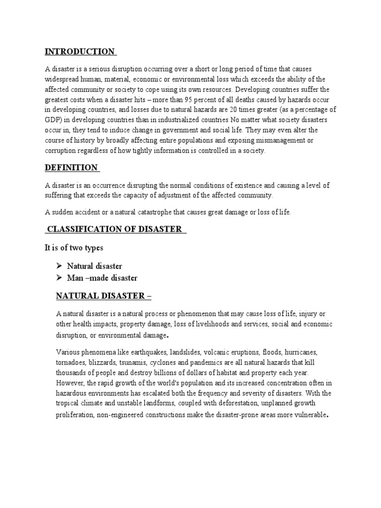 Understanding the Classification and Phases of Natural and Man-Made ...