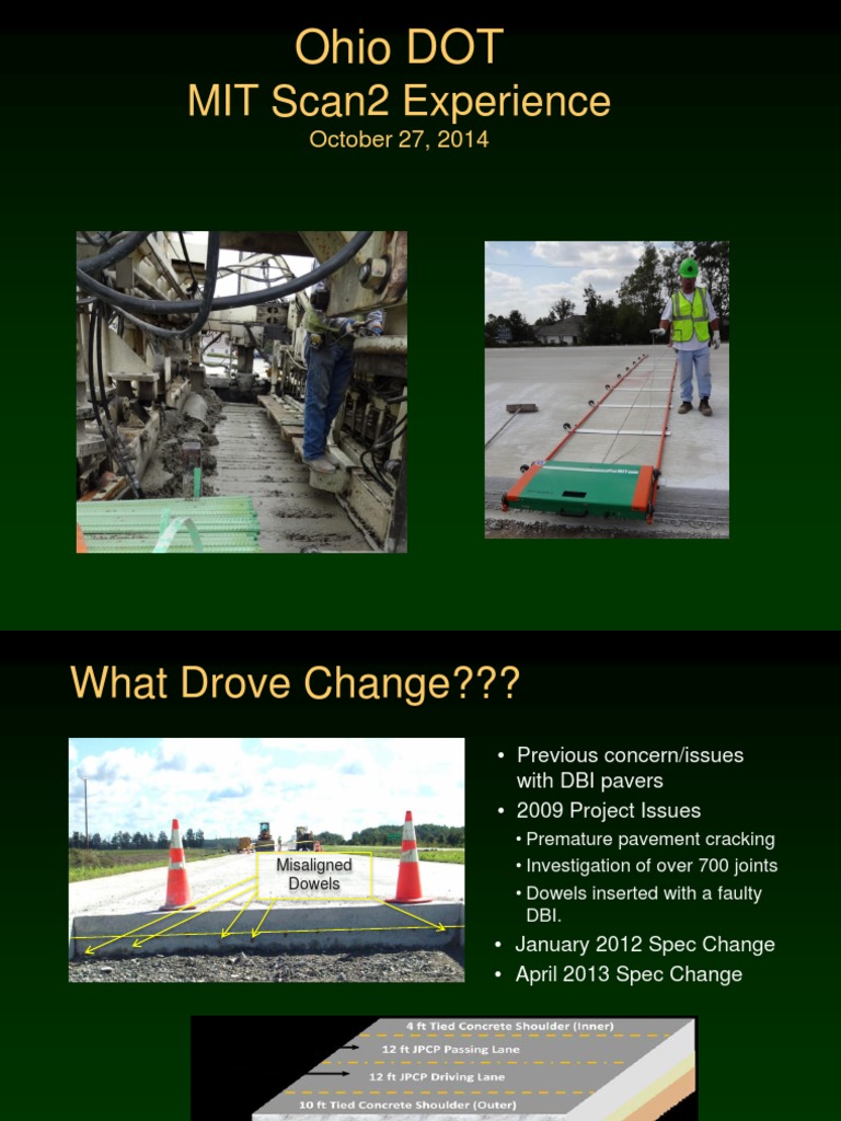 MIT Scan2 Experience: Ohio DOT | PDF | Engineering Tolerance