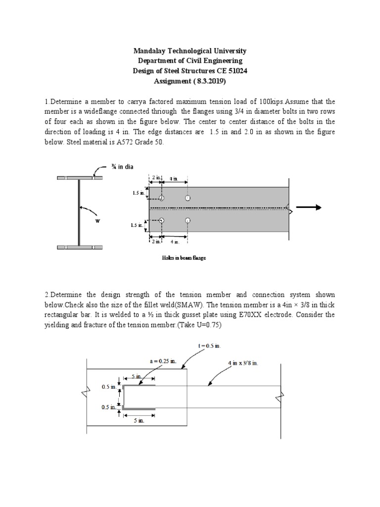 Mandalay Technological University Department of Civil Engineering ...