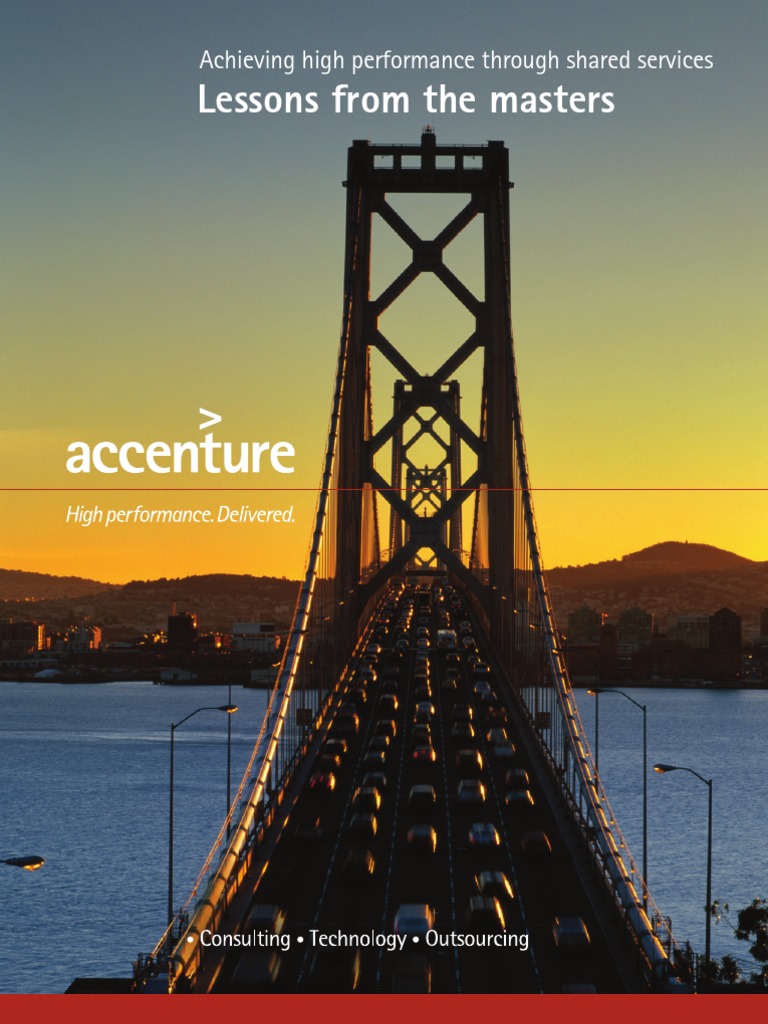 Accenture Consulting Shared Services Report | PDF | Business Process ...