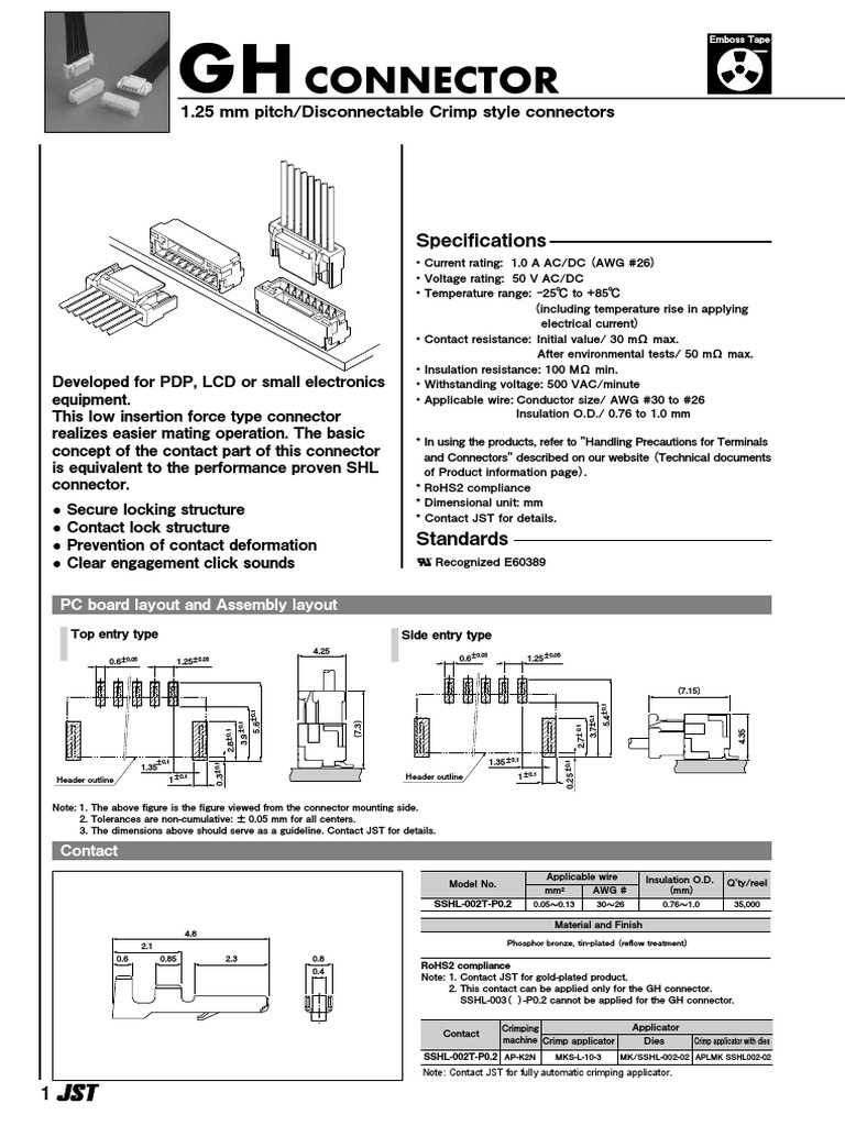 Connector Connector: GH Connector GH Connector | PDF | Electrical ...