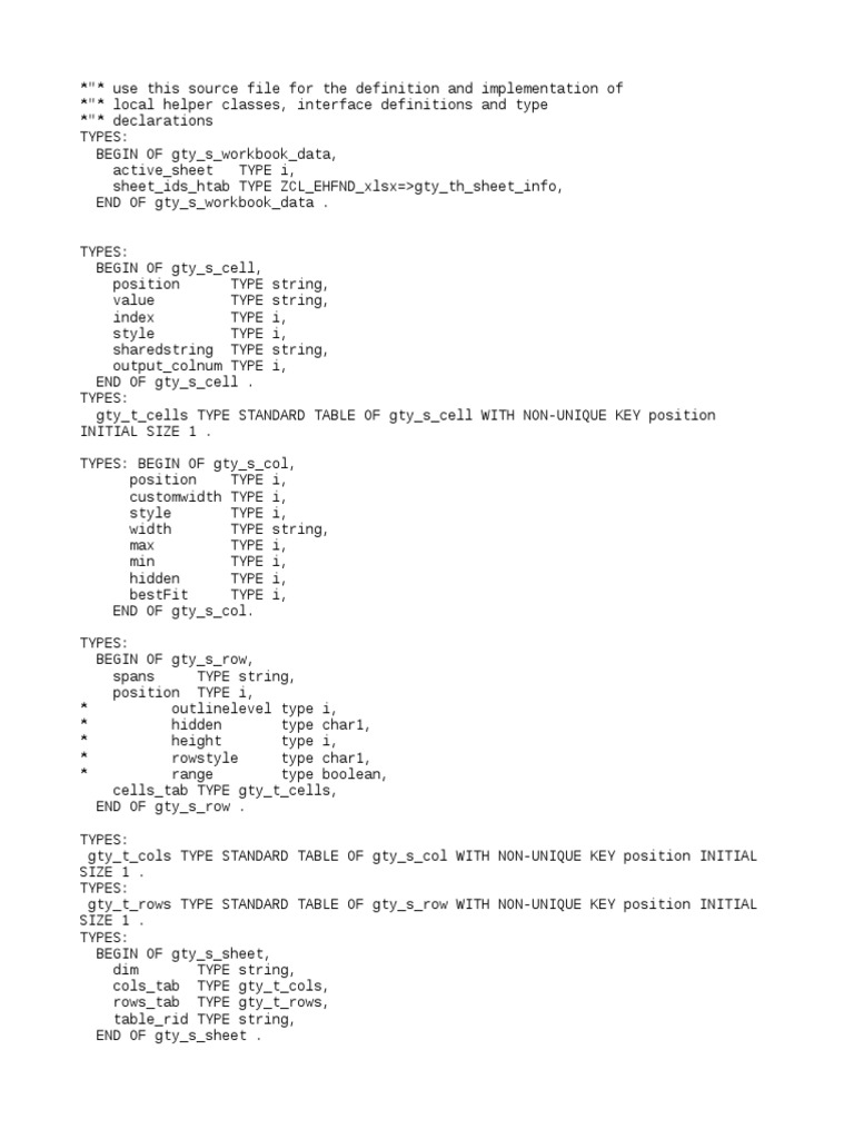 Local ZCL - EHFND - XLSX | PDF | Class (Computer Programming) | Method ...