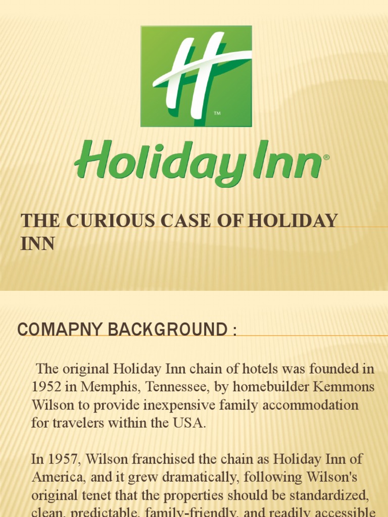 Evolution of Holiday Inn's Business Model | PDF | Motel | Microeconomics