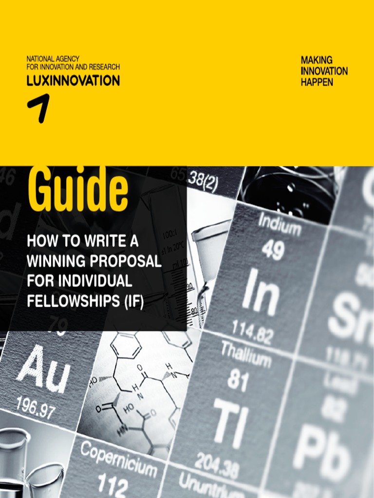 Guide: How To Write A Winning Proposal For Individual Fellowships (If ...