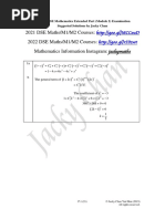 Math IEB Formula Sheet | PDF