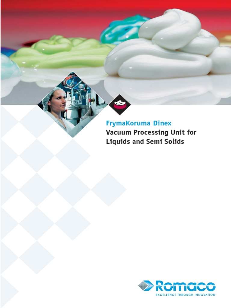 Frymakoruma Dinex: Vacuum Processing Unit For Liquids and Semi Solids ...