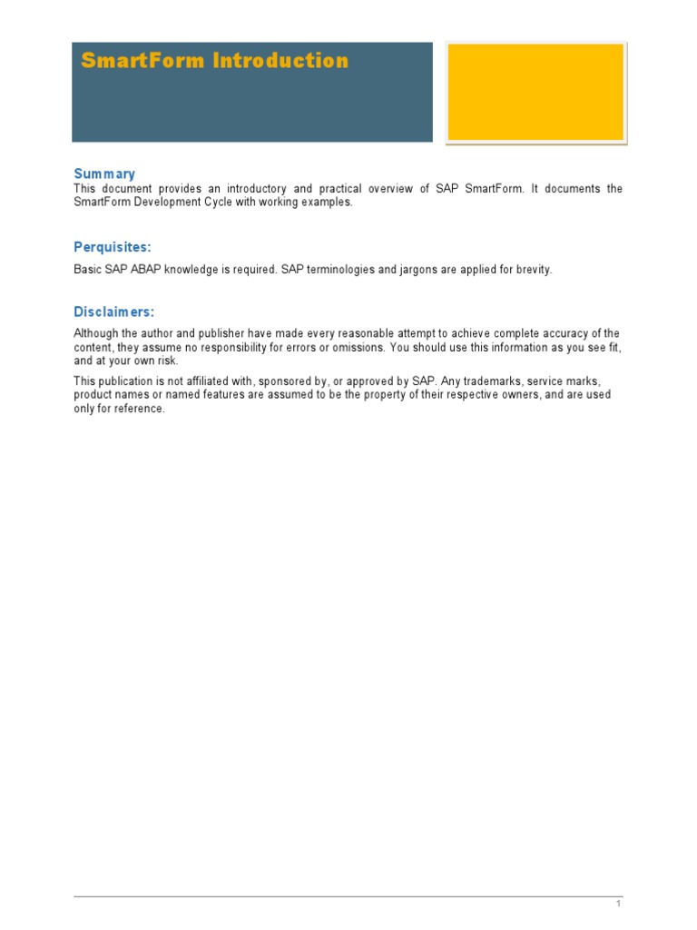SmartForms - Conceptual | PDF | User Interface | Graphical User Interfaces