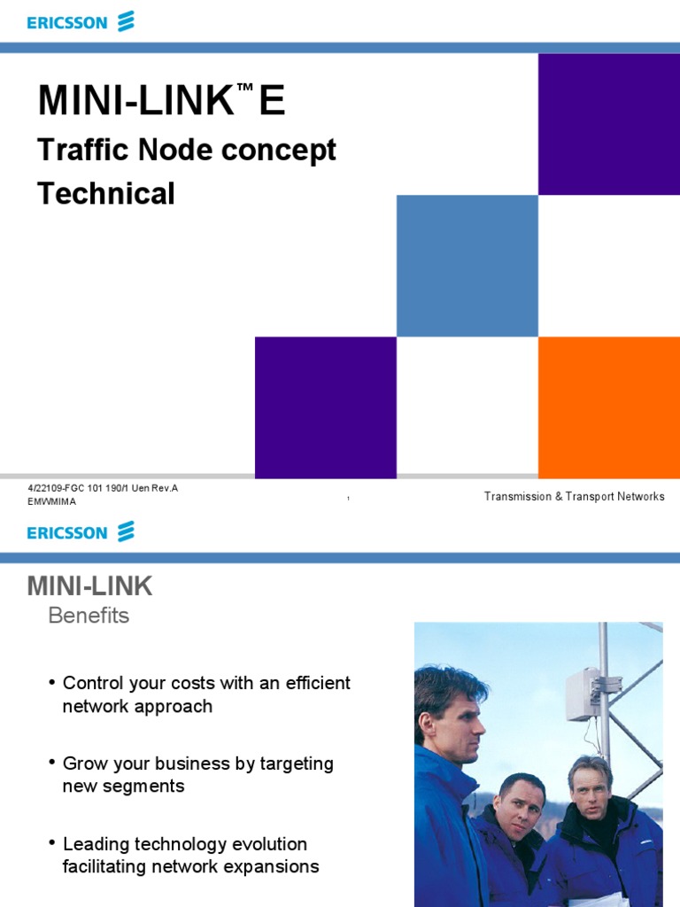 Mini-Link E: Traffic Node Concept Technical | PDF | Computer Network ...