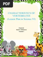 Determine The Distinguishing Characteristics of Vertebrates and ...
