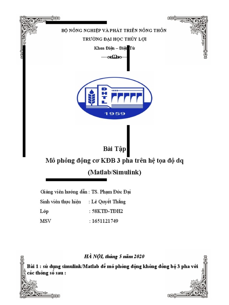 Bai Tap Matlab | PDF