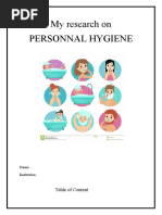 Personal Hygiene: A Lesson Plan | PDF | Hygiene | Oral Hygiene