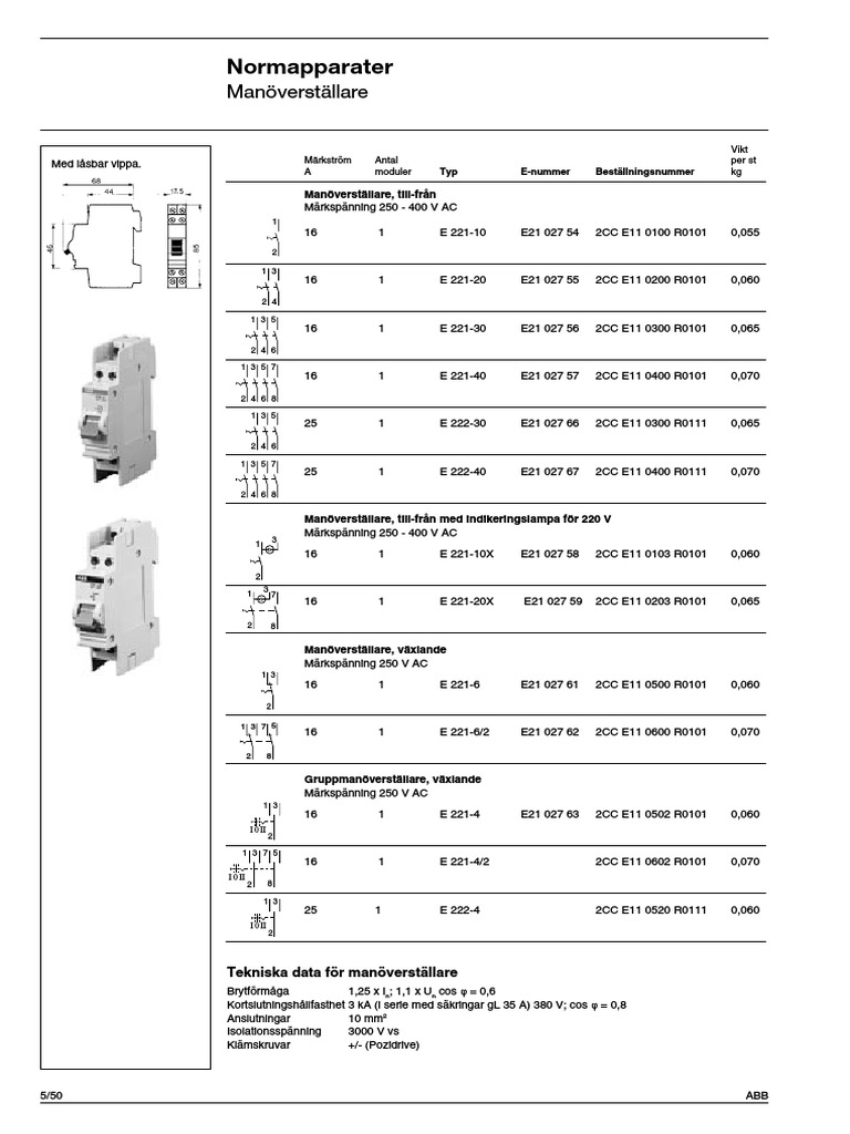 Abb Relays | PDF