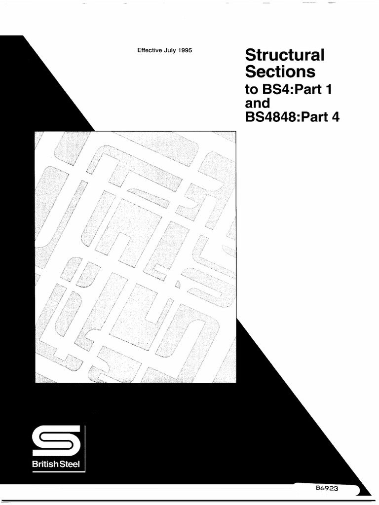 BS 4 - Steel Structural Sections | PDF