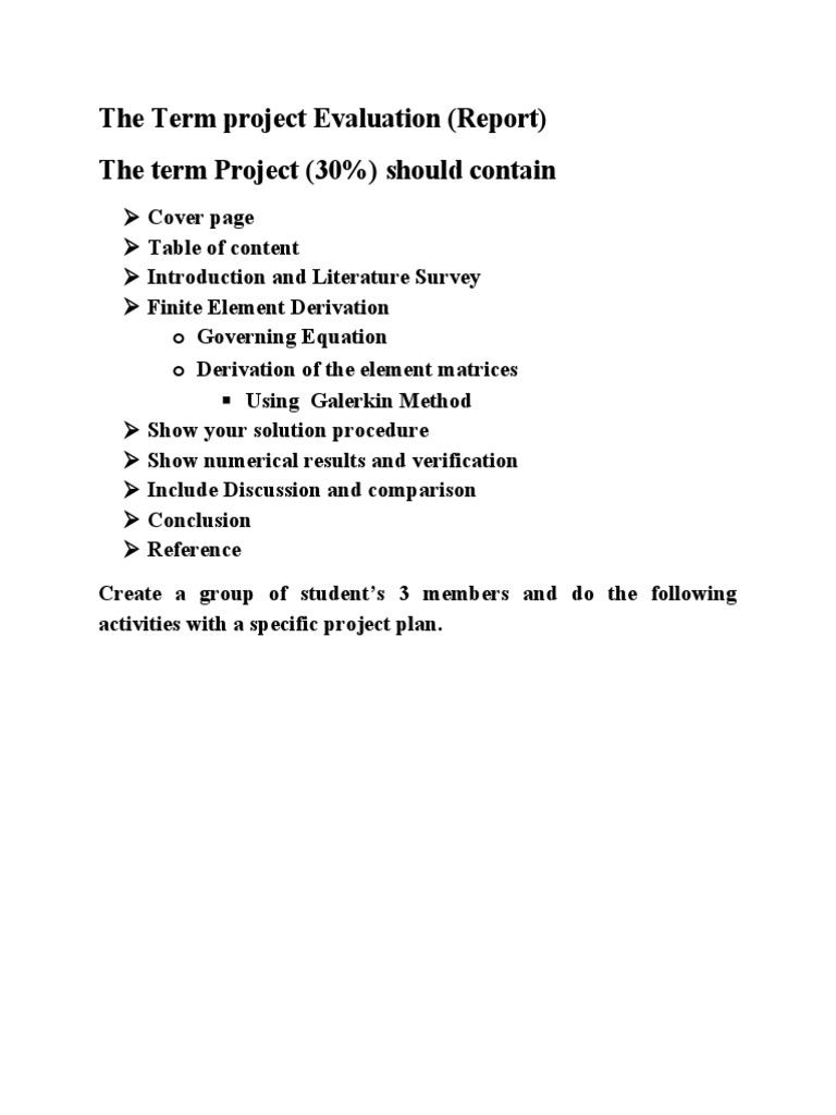 FEM Project | PDF