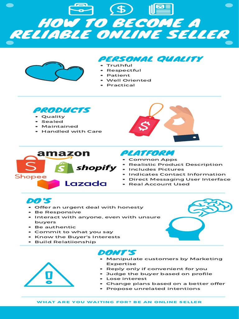 Tips for Becoming a Reliable Online Seller | PDF | Law